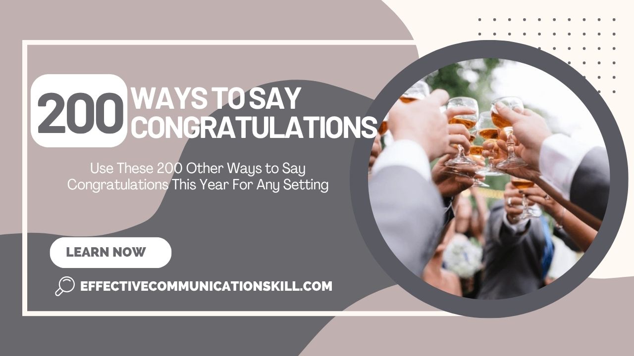 Use These 200 Other Ways to Say Congratulations This Year For Any ...